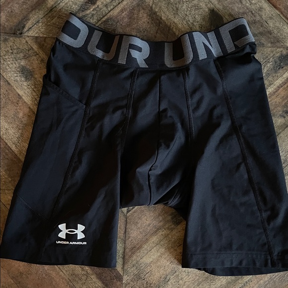 Under Armour | Shorts | Under Armour Black Compression Athletic Shorts ...